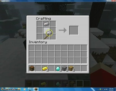 How to make a sword in minecraft