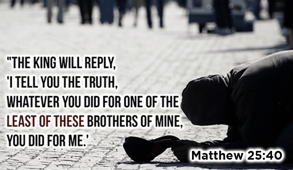 Matthew 25:42 - For I was hungry and you gave me nothing to eat, I ...