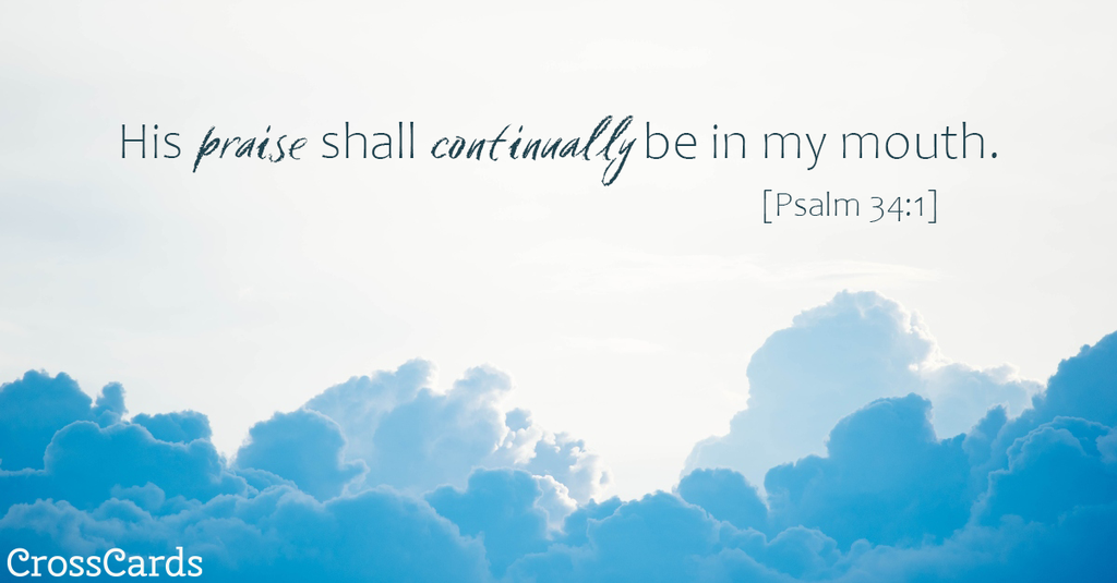 Psalm 34 - NIV - I will extol the LORD at all times; his praise wil ...