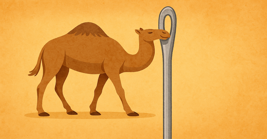 Camel through the Eye of a Needle? What Did Jesus Mean in Matt. 19:24 ...