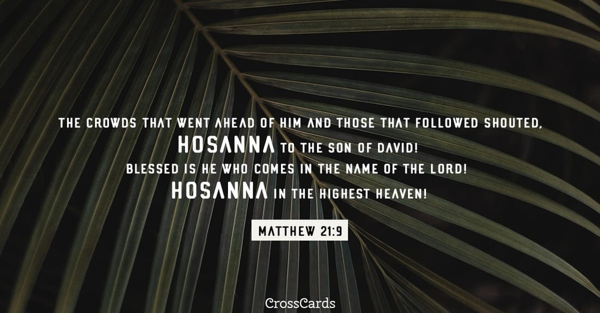 Matthew 21:9 - Inspirations