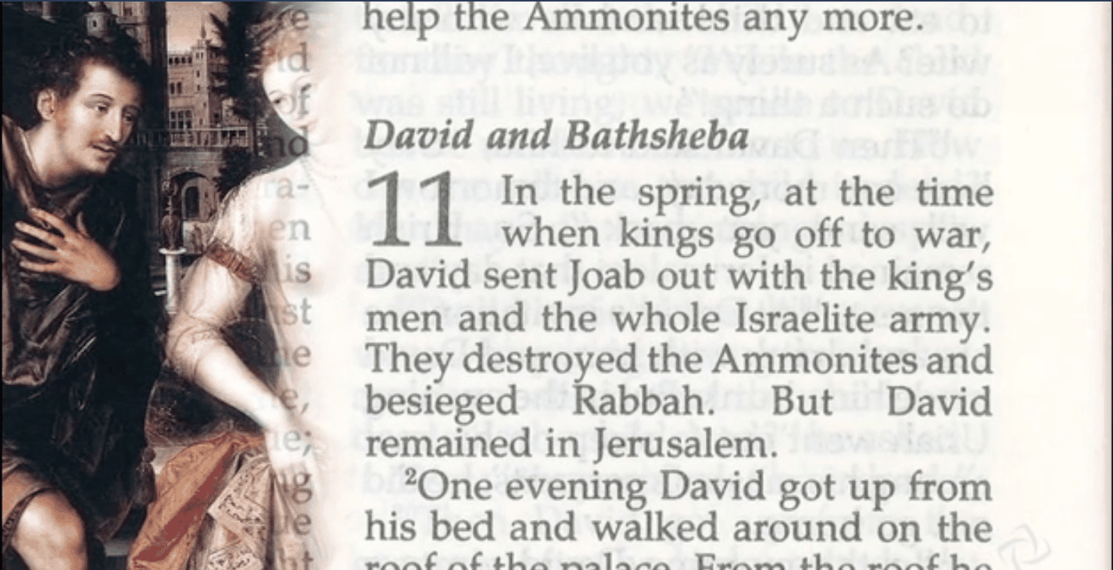 David and Bathsheba - Bible Story Verses & Meaning | Bible Study Tools