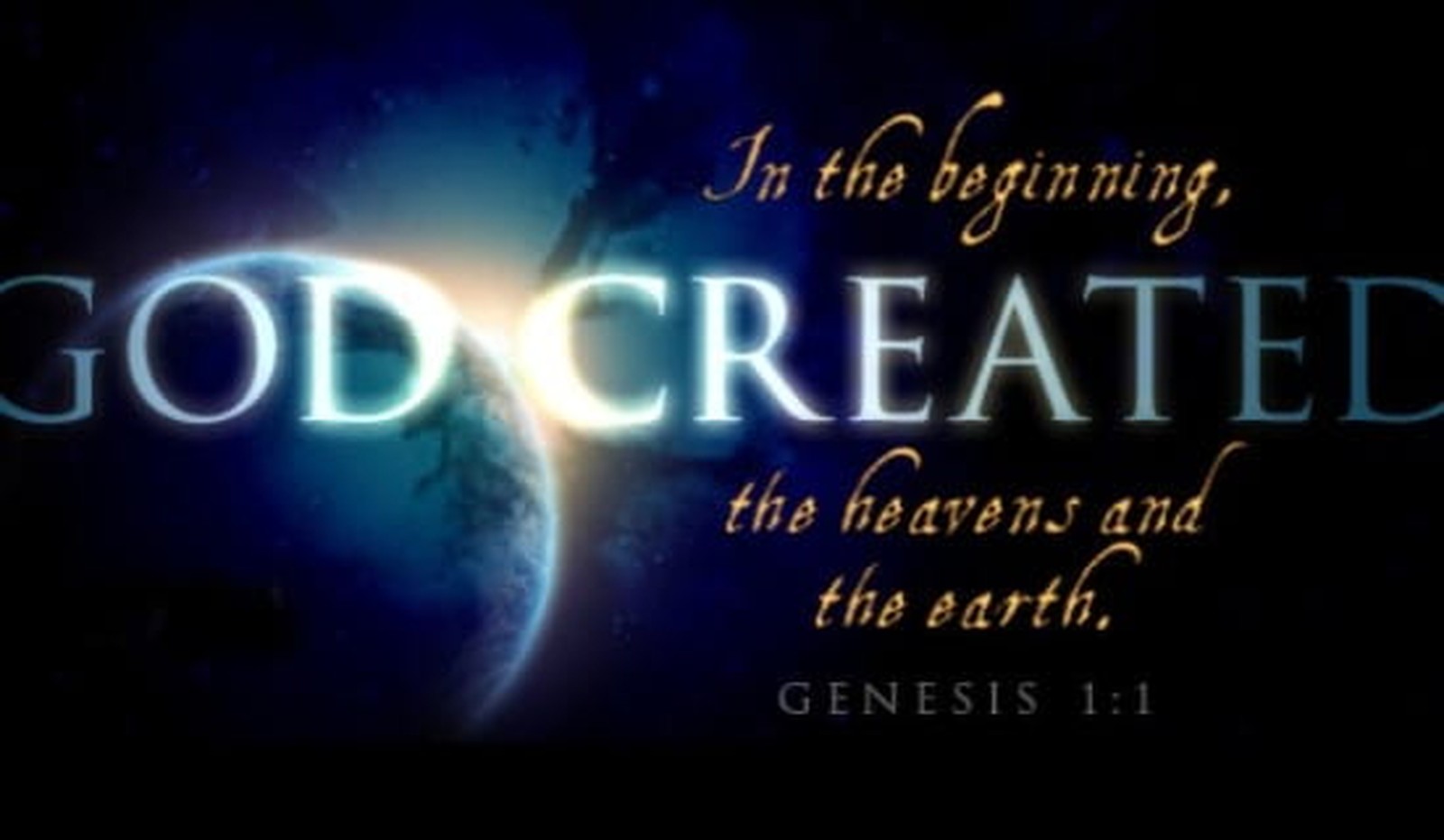 Genesis 1:2 - Now the earth was formless and empty, darkness was ...