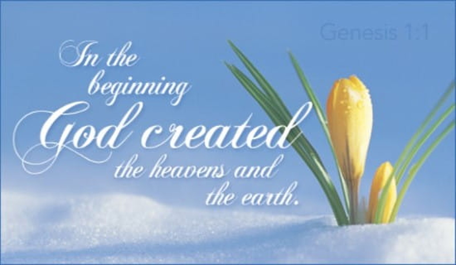 Genesis 1:1 - BSB - In the beginning God created the heavens and the ...
