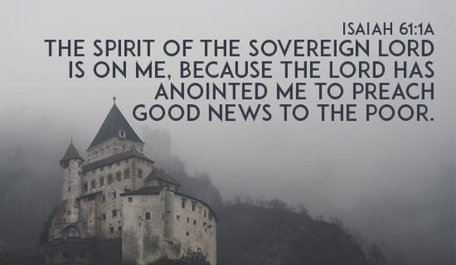 Isaiah 61:1 - BSB - The Spirit of the Lord GOD is on Me, because the ...