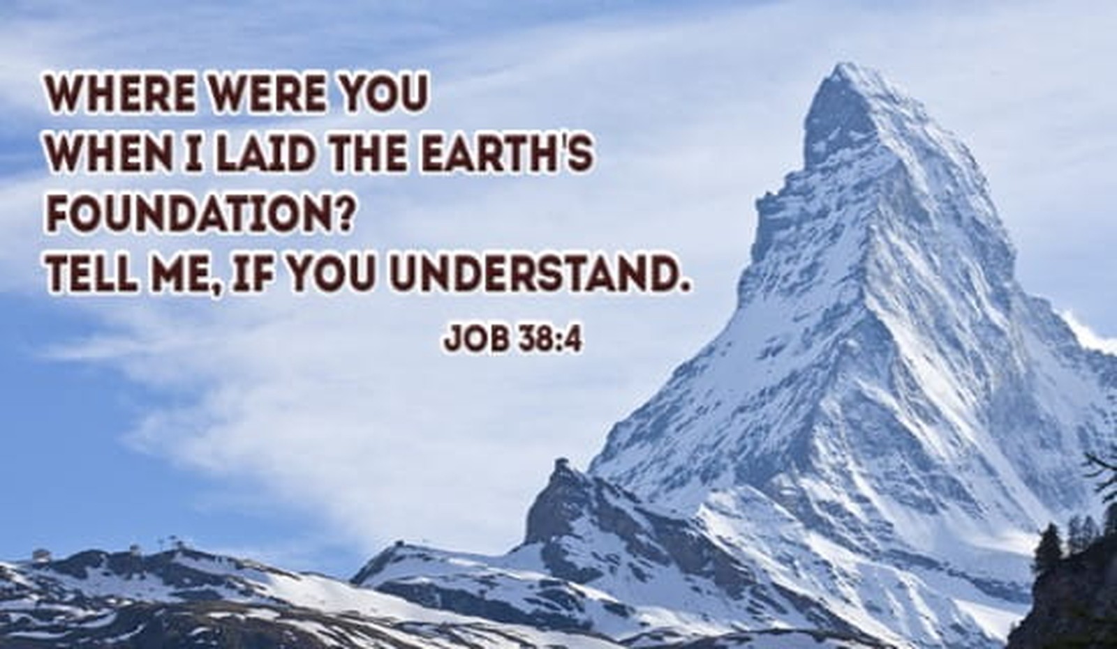Job 38 - NIV - Then the LORD spoke to Job out of the storm. He sa ...