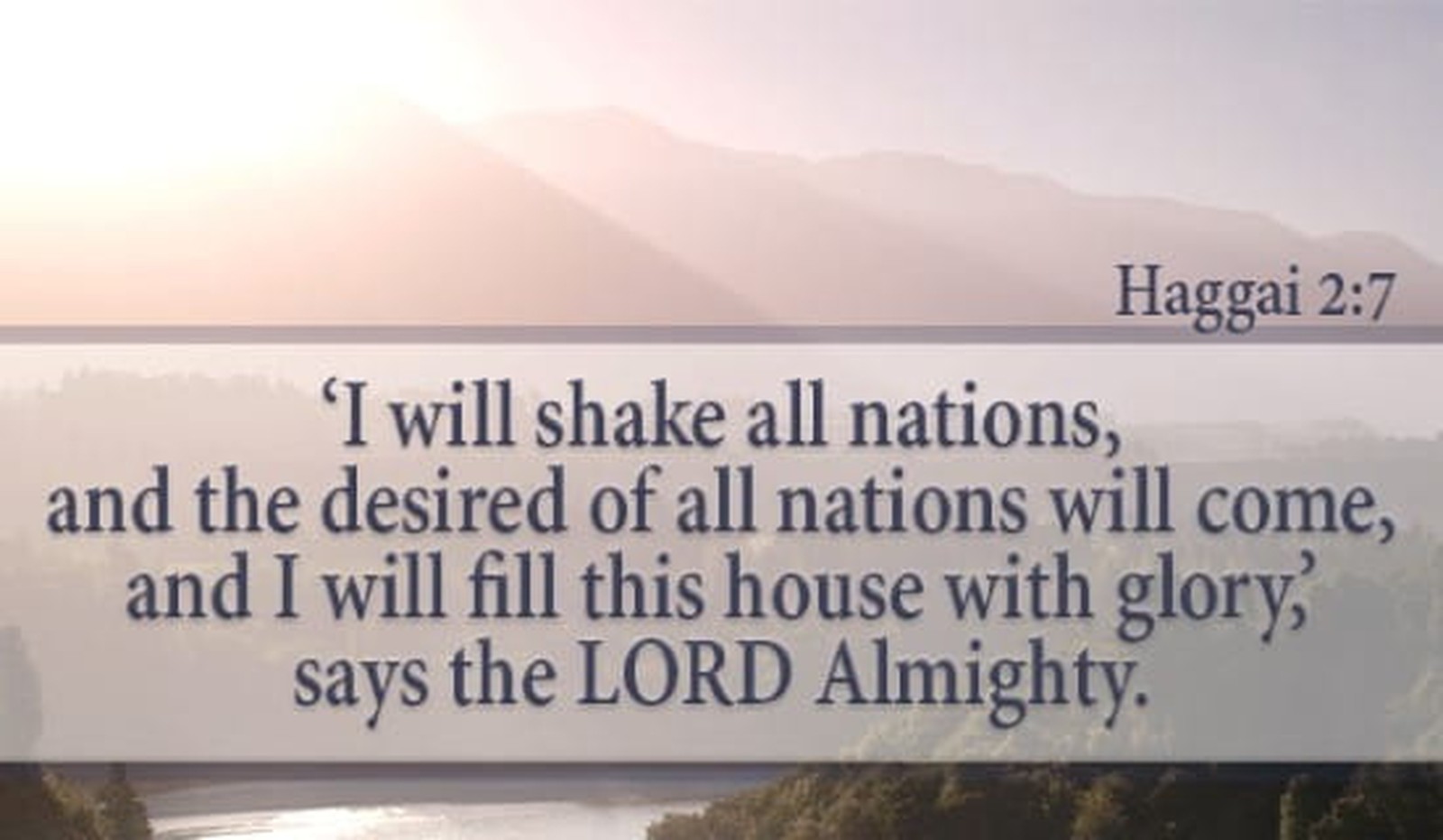 Haggai 2 - NIV - on the twenty-first day of the seventh month, the ...