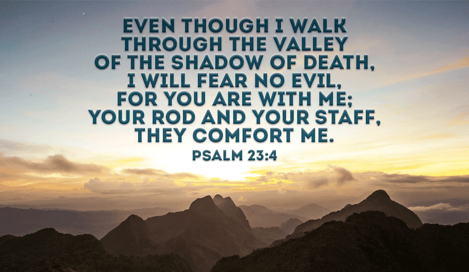 Psalm 23:4 - Inspirations | Bible Study Tools