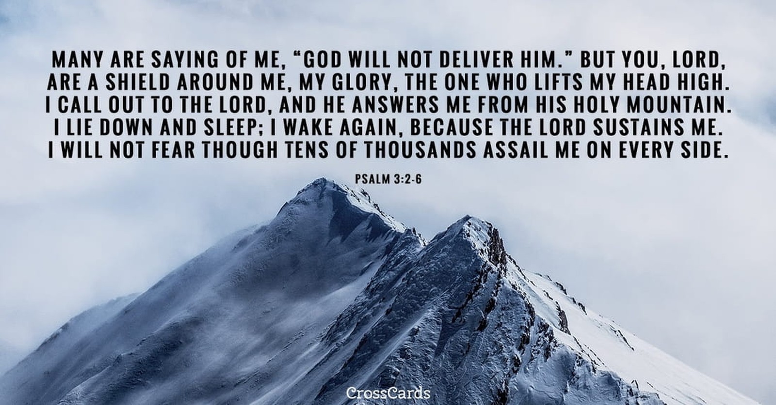 Psalm 3 KJV - "LORD, how are they increased that trouble me! many ...