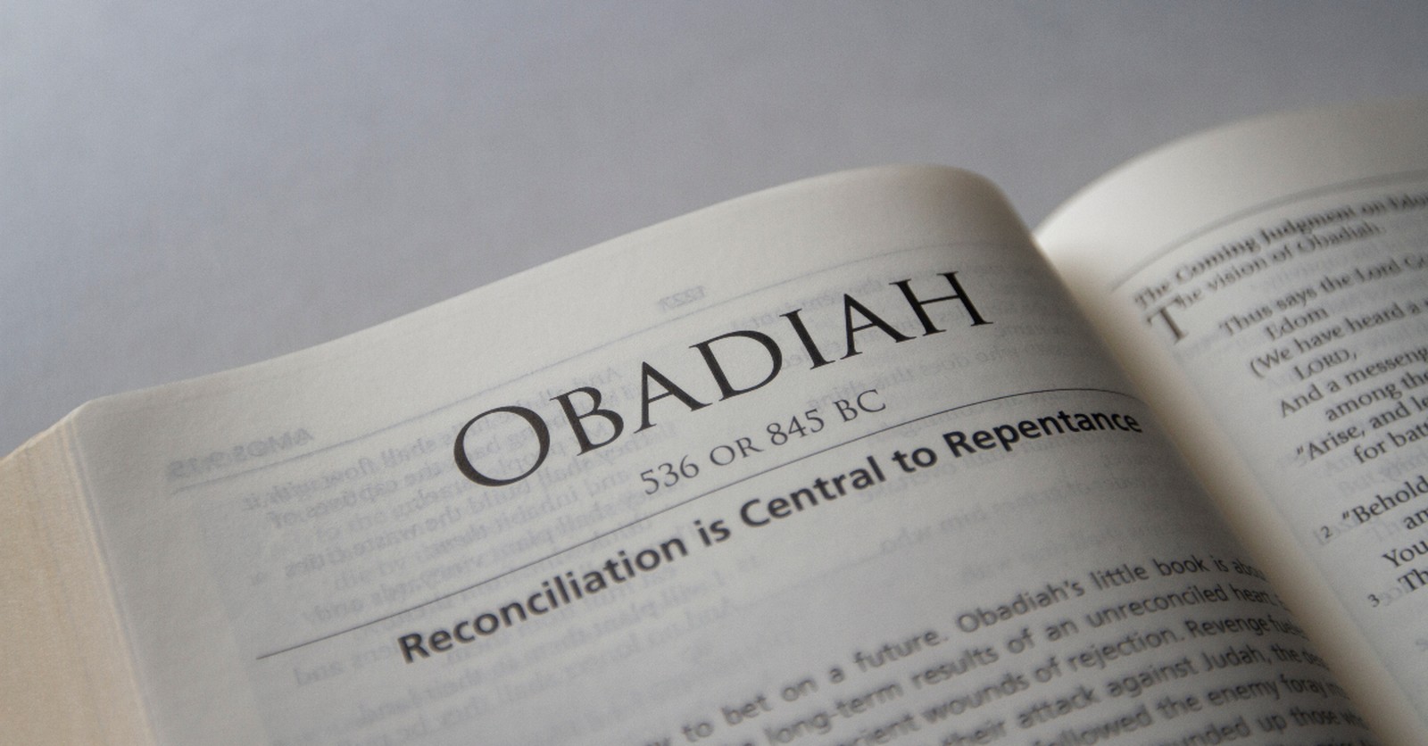 How Do We Find the Gospel in the Short Book of Obadiah? - Topical Studies | Bible Study Tools