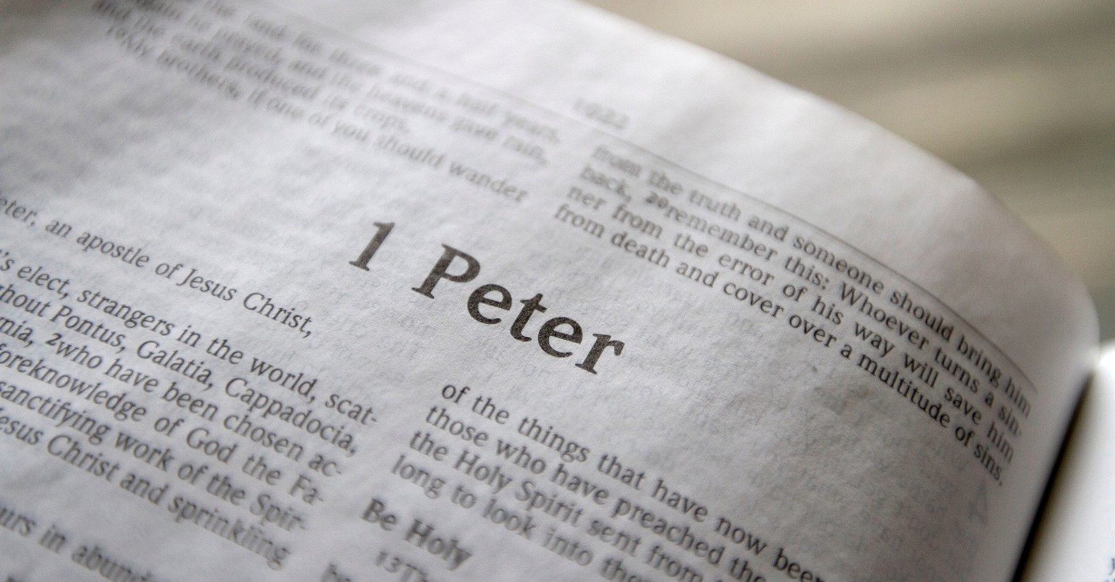 1 Peter 2:9 KJV - "But ye are a chosen generation, a royal priesthood ...
