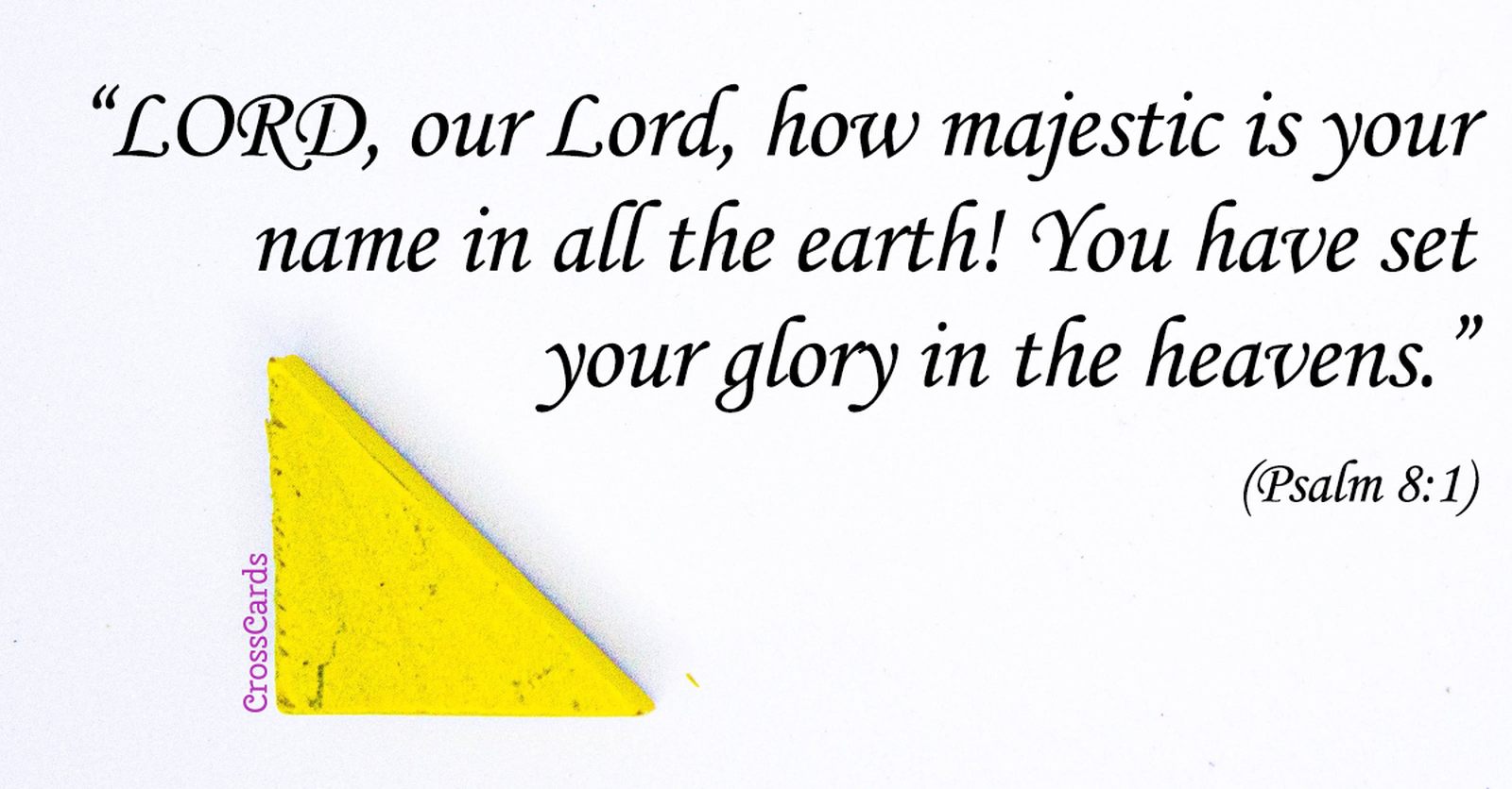 Psalm 8 - NIV - LORD, our Lord, how majestic is your name in all t ...