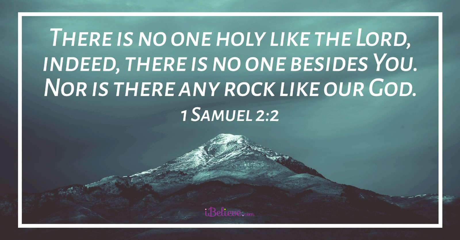 What Does It Mean That There Is No One Holy Like God? - Topical Studies ...