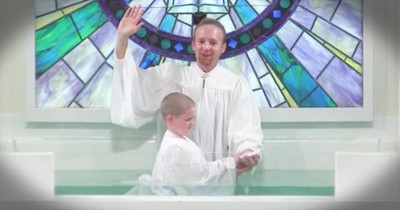 Little Boy's Baptism Goes Hilariously Wrong