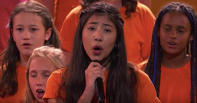 Children's Choir Earns Special Golden Buzzer With Song From Disney's ...
