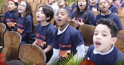 'Hark The Herald Angels Sing' - From The Children Of PS22 Chorus