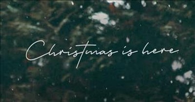 'Christmas Is Here' Michael W. Smith Lyric Video - Christian Music Videos