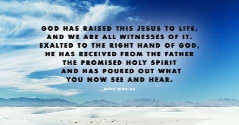 Acts 2:4 - All of them were filled with the Holy Spirit and b ...