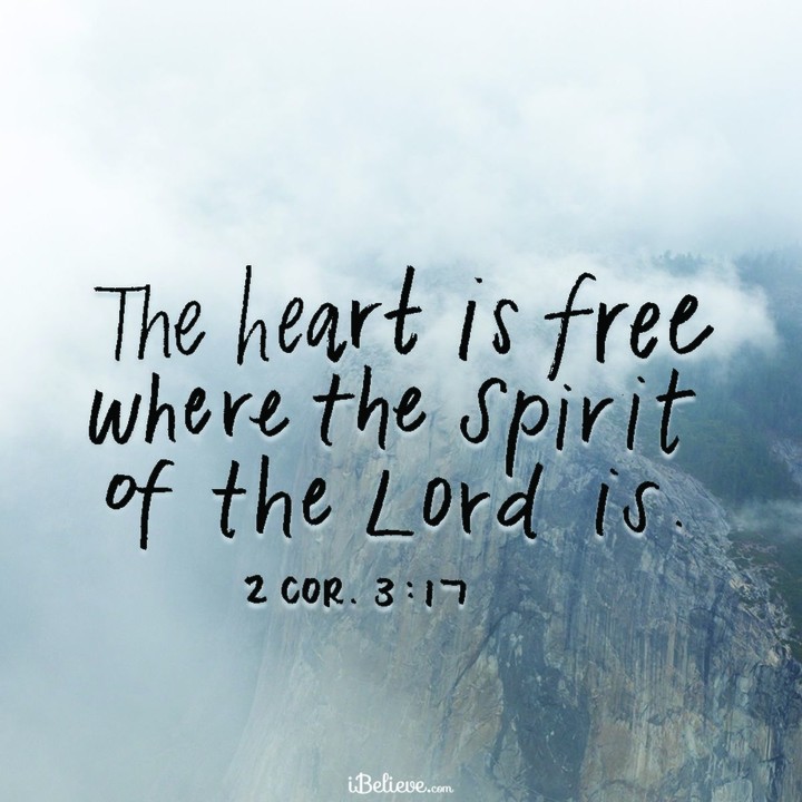 2 Corinthians 3:17 - Now the Lord is the Spirit, and where the Spirit o ...