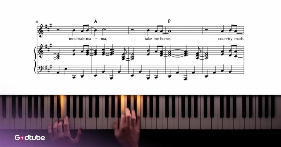 Beautiful Piano Instrumental of ‘Take Me Home, Country Roads’ | GodTube.com